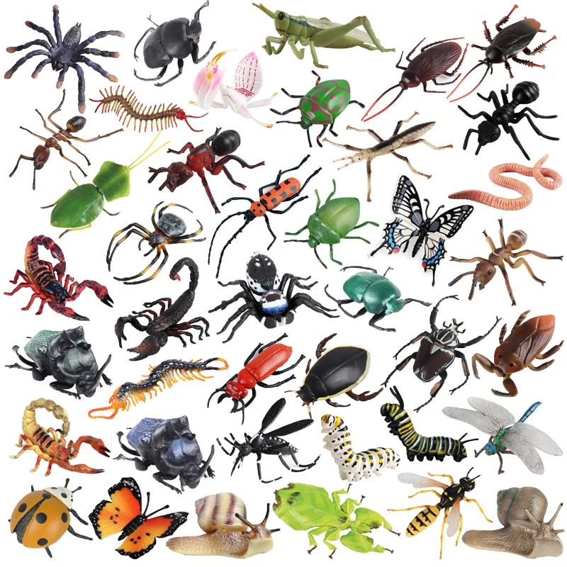 Figuras-de-acci-n-de-animales-insectos-realistas-para-ni-os-juguete ...