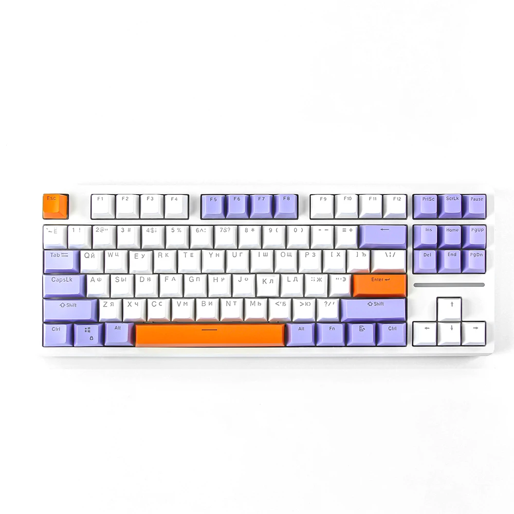 119-keys-PBT-Russian-English-Backlight-Keycaps-XDA-Profile-ISO-layout ...