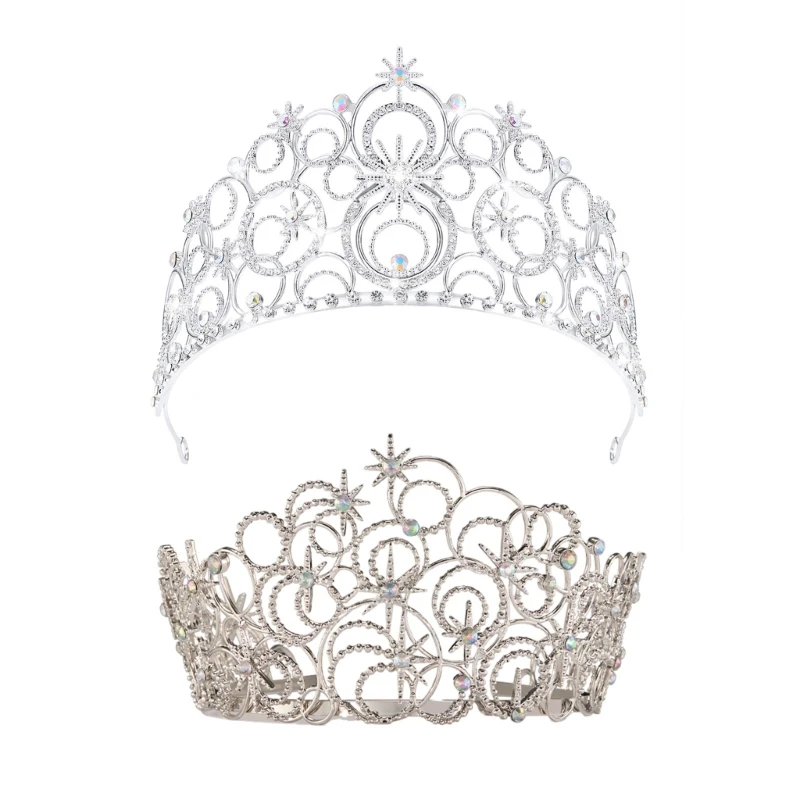 652F Girl Hair Hoop Glinting Proms for Queen Birthday Headbands Photo ...