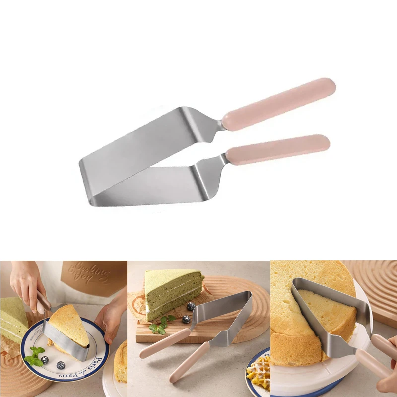 Triangular-Stainless-Steel-Cake-Slicer-Dessert-Shop-Cutter-Fudge ...