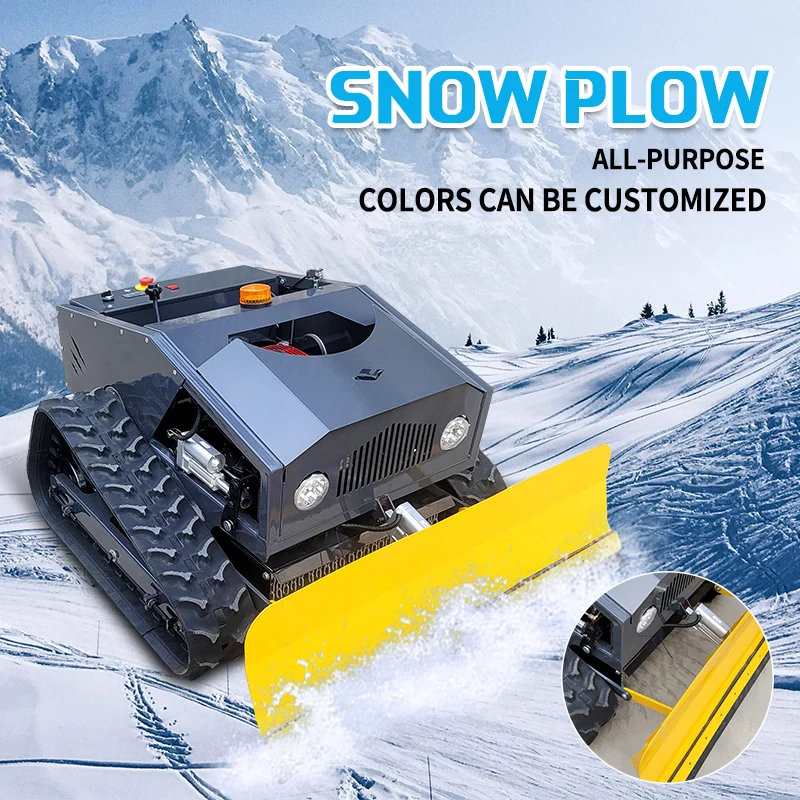 Multiple-function-Robot-lawn-mower-snow-shovel-sidewalk-snow-push-plow ...