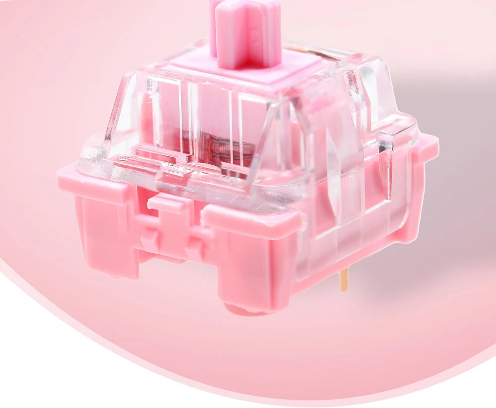 KTT Rose Switch Linear 63g MX switch for Mechanical Keyboard Factory L ...