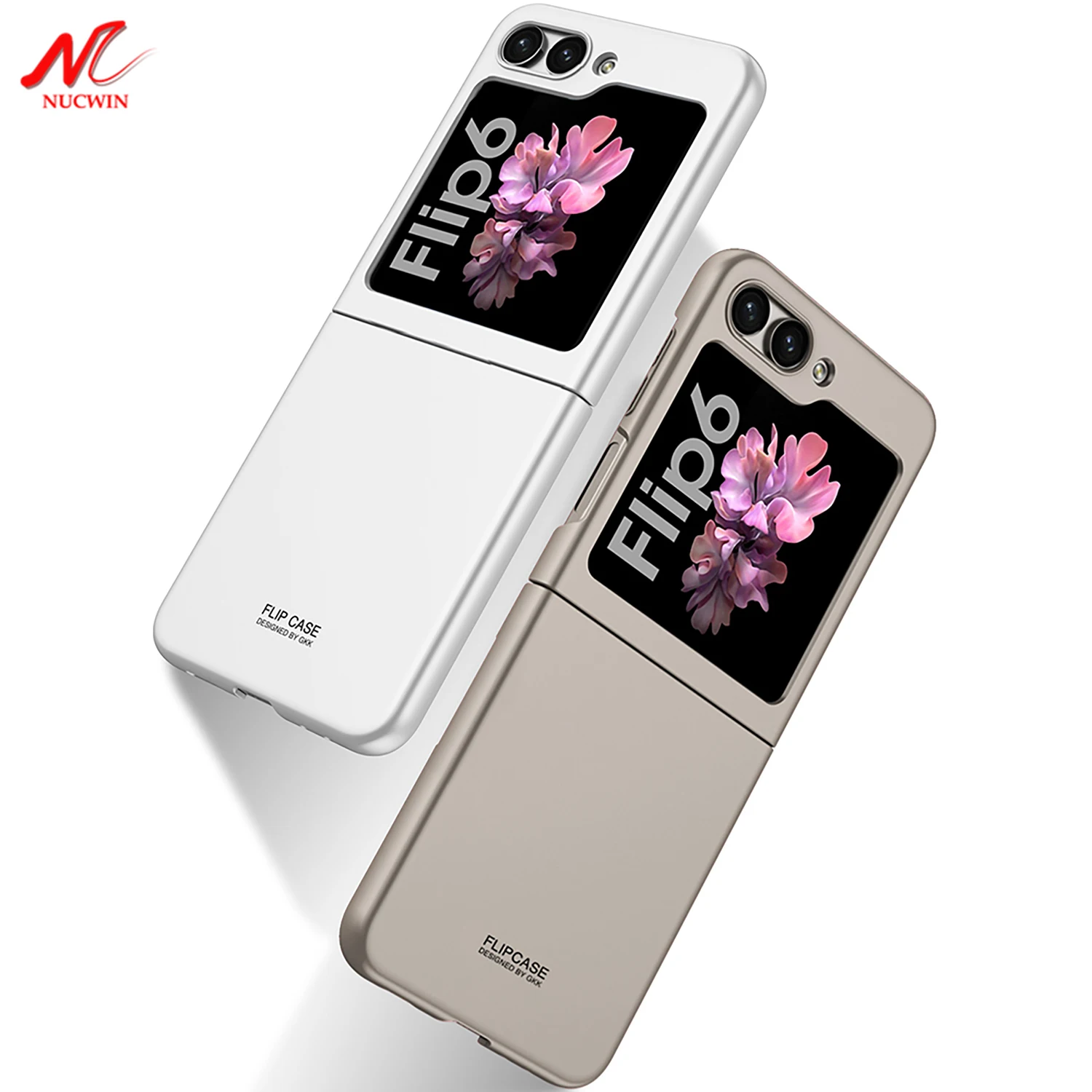 Luxury Ultra Thin PC Case for Samsung Galaxy Z Flip 6 5 4 3 Flip6 ZFlip ...