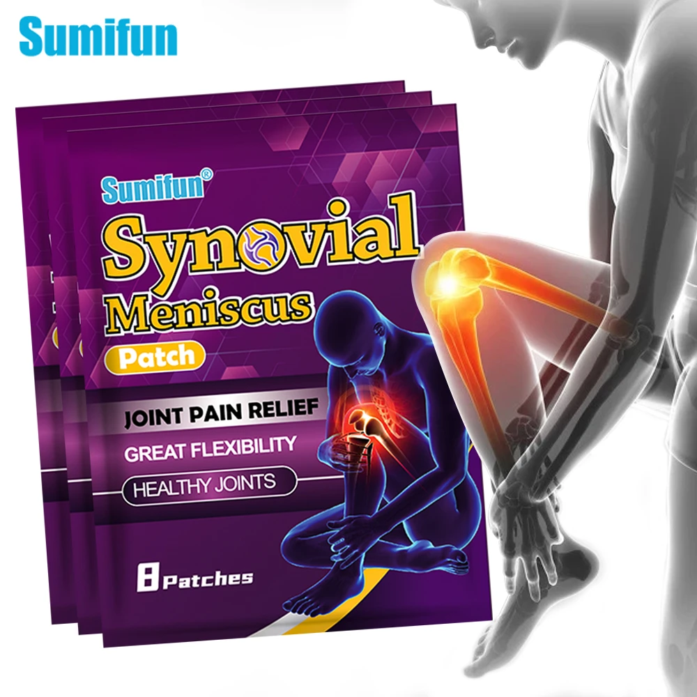 8pcs Sumifun Menisci Patch Arthritis Joint Knee Synovitis Treatment ...