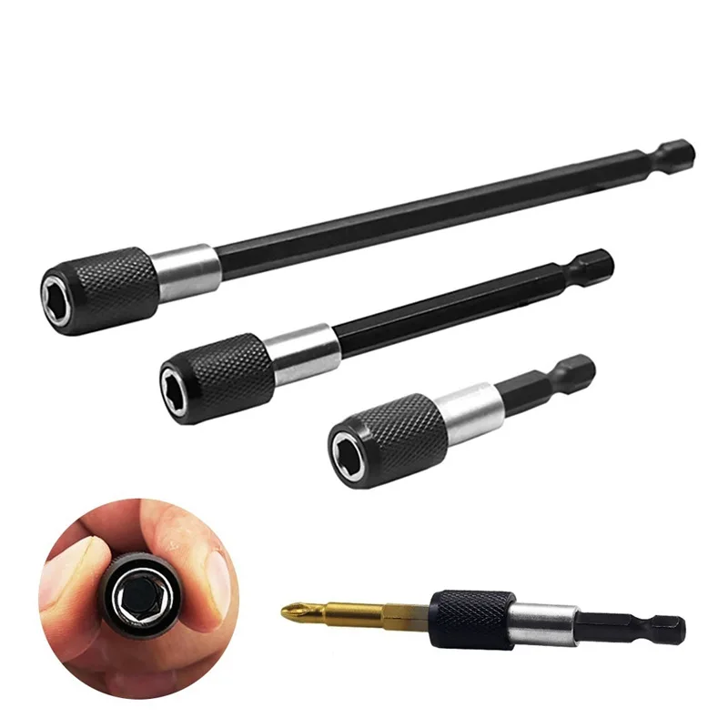 Adjustable-Hex-Shank-Quick-Release-Screwdriver-1-4-Extension-Rod-60mm ...
