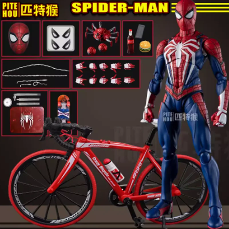 Spider-Man-Upgrade-Suit-Ps4-Game-Edition-Spiderman-Action-Figure ...