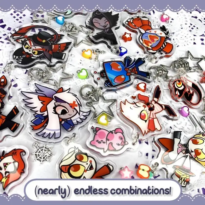 Keeppley акриловая фигурки Hazbin Hotel 10 см | AliExpress