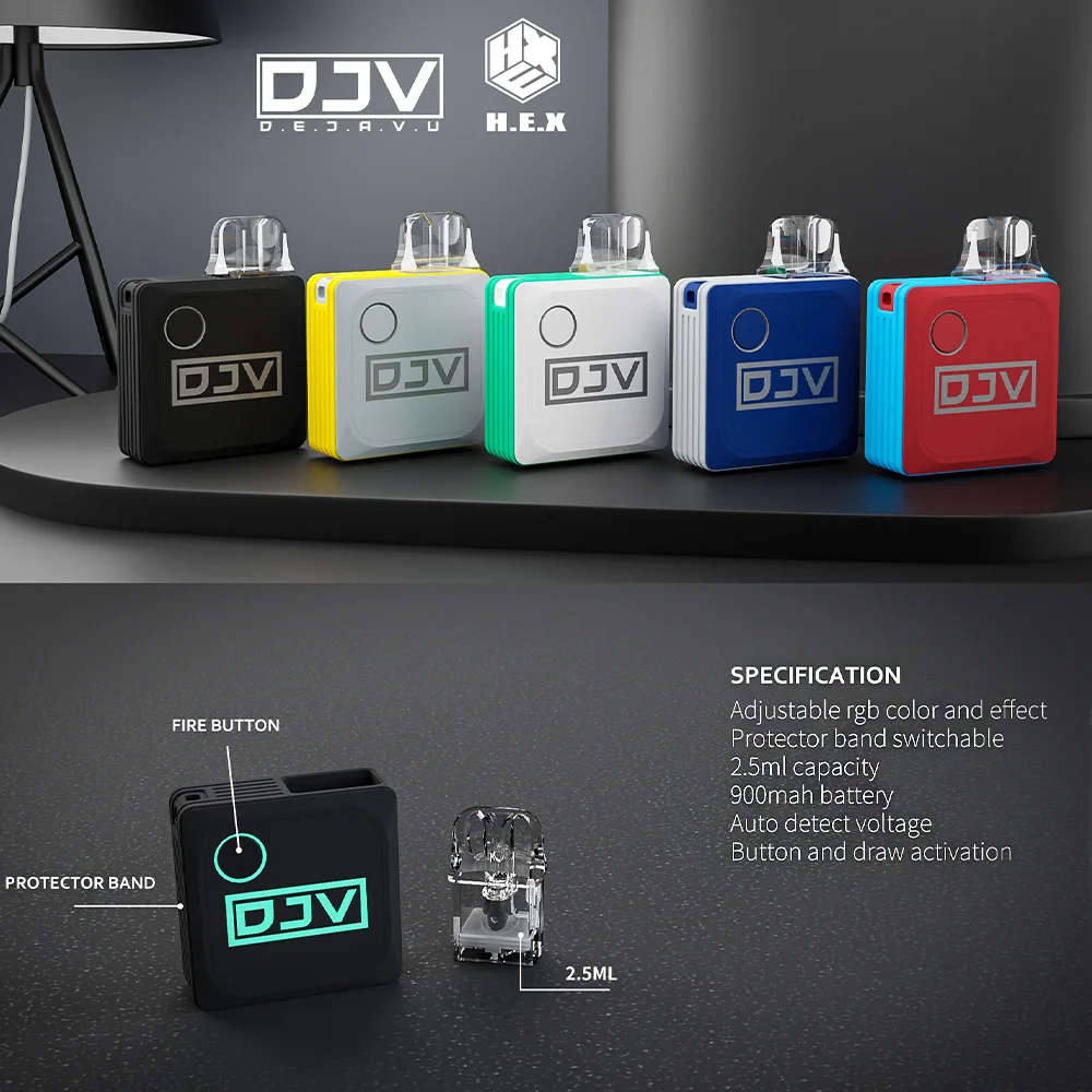 Dejavu-DJV-HEX-Pod-Kit-900mah-Battery-With-0-8-1-2ohm-2-5ml-Capacity ...