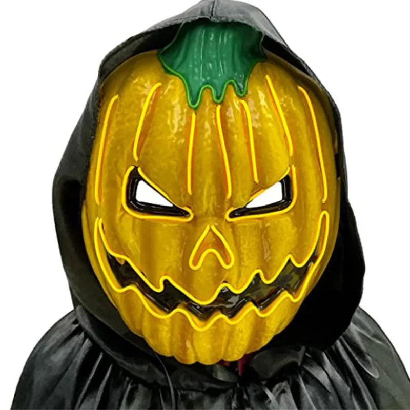 Hot-Halloween-Light-Up-Funny-Face-Mask-Luminous-LED-Pumpkin-Head-Mask ...