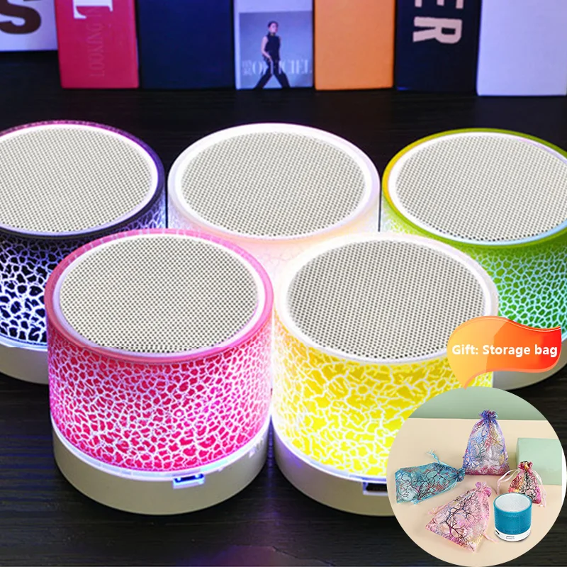 Bluetooth Mini Speaker Wireless Speaker Colorful Led Tf Card Usb ...