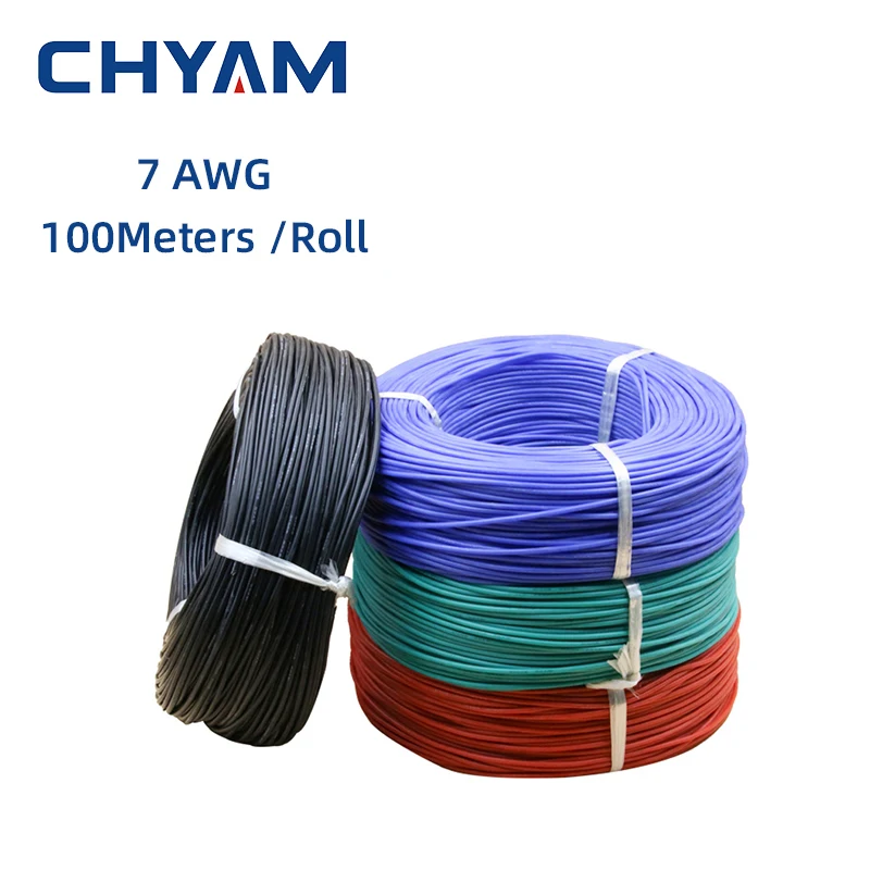 100Meters-Roll-7AWG-10mm2-Outer-Diameter-7-2mm-Soft-Silicone-Wire-Heat ...
