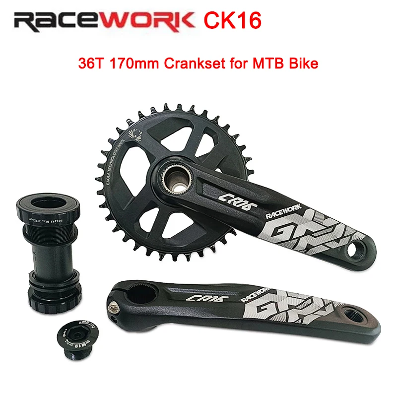 RACEWORK-CR16-bisiklet-Crankset-Mtb-Cranks-Cranckset-ring-bisiklet-ba-lant-ubuklar-Hollow ...