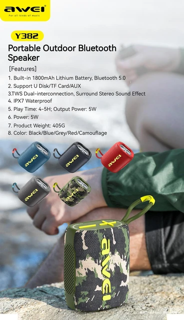 Awei Y382 Wireless Bluetooth Speaker - Gadget And More