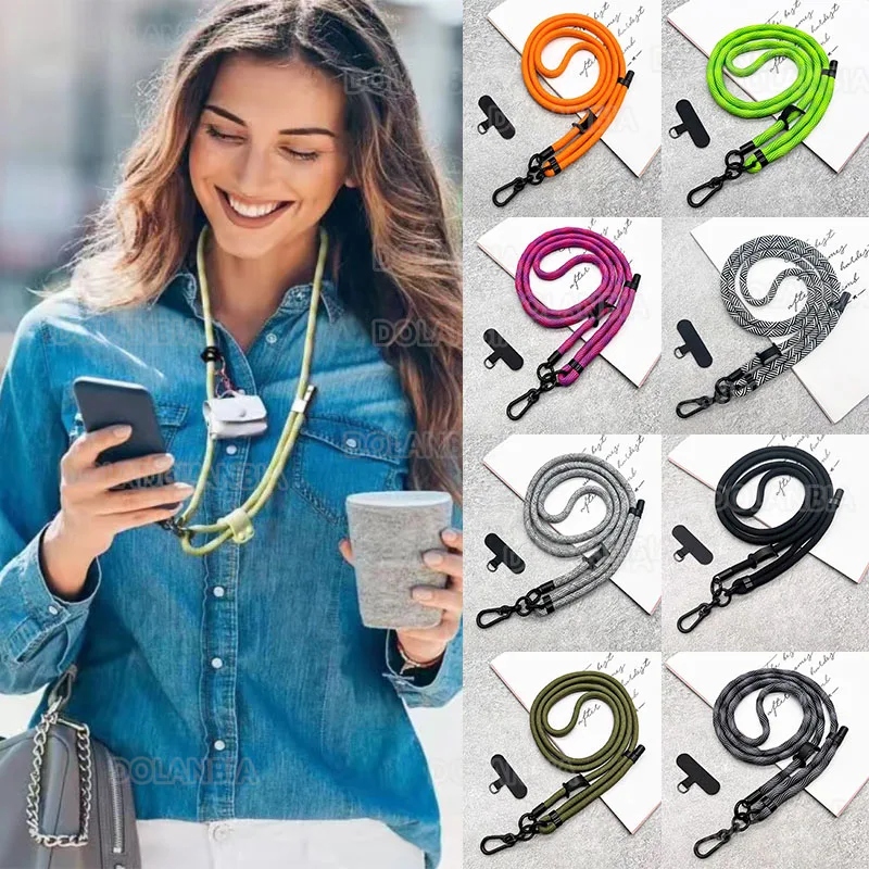 150cm Adjustable Mobile Phone Strap Outdoor Anti-lost Crossbody Phone ...
