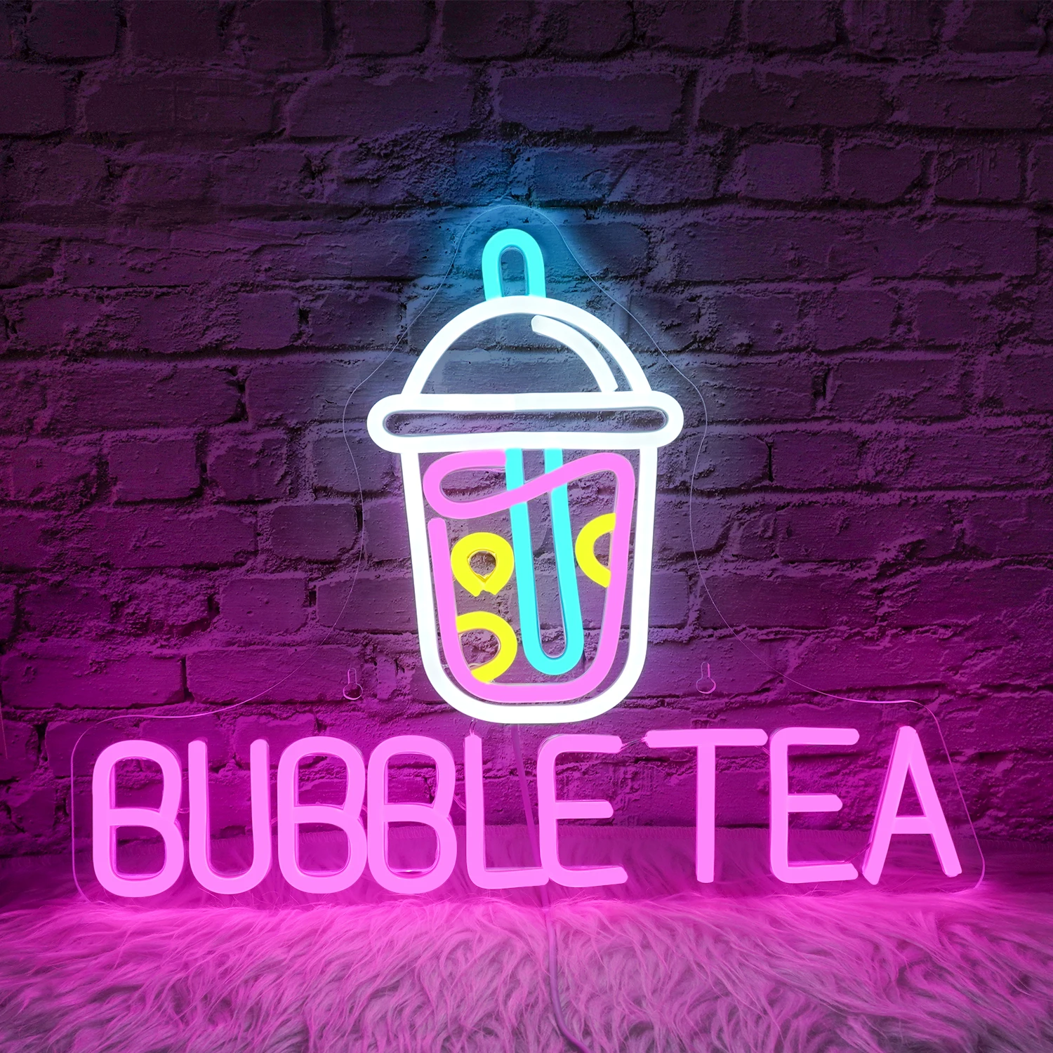 Bubble-Tea-Neon-Signs-Dimmable-Acrylic-Milk-Tea-Light-Up-Sign-Boba-Tea ...