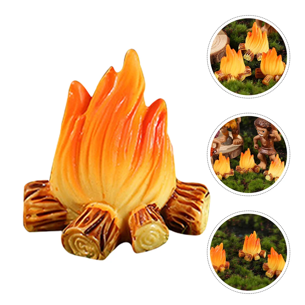 8-Pcs-Fire-Bonfire-Ornaments-Toy-Mini-Fake-Fireplace-Decor-Campfire ...