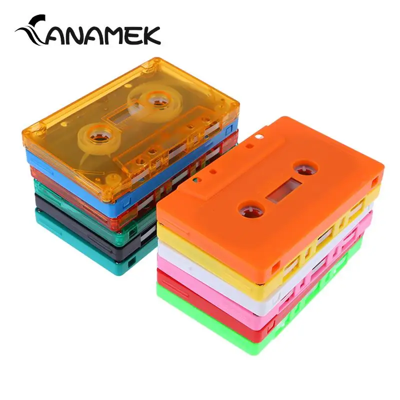 1Pcs-Plastic-Color-Blank-Tape-Case-Audio-Magnetic-Audio-Recording ...