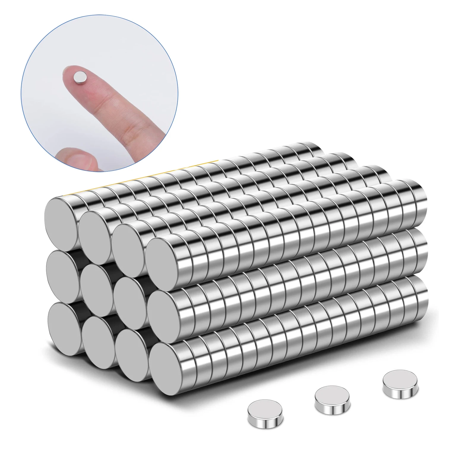 6x3mm Neodymium Magnet 6mm x 3mm N38 NdFeB Round Super Powerful Strong ...