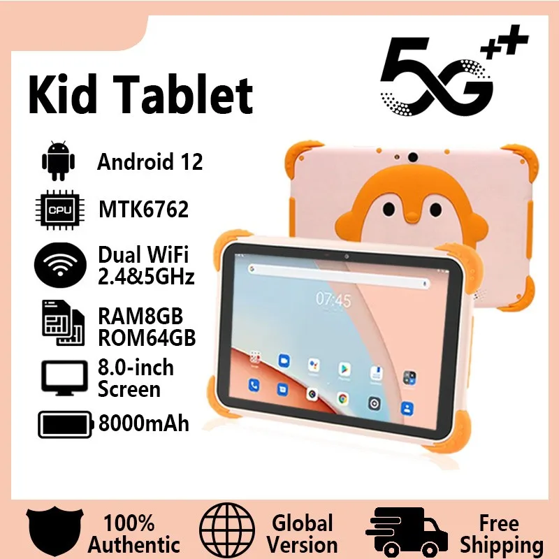 Android12-Kids-Pro-tablet-8-Inch-HD-Display-8GB-64GB-Toddler-Tablet ...