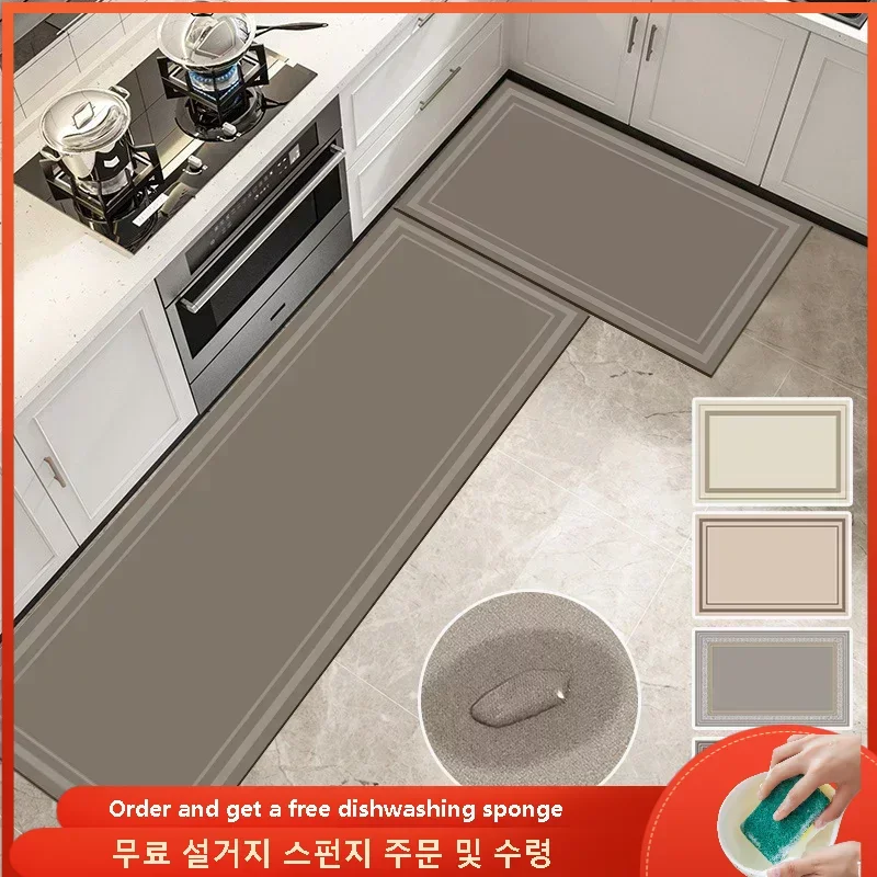 Anti-slip Kitchen Mats Super Absorbent Kitchen Rug Long Area Floor Mat ...