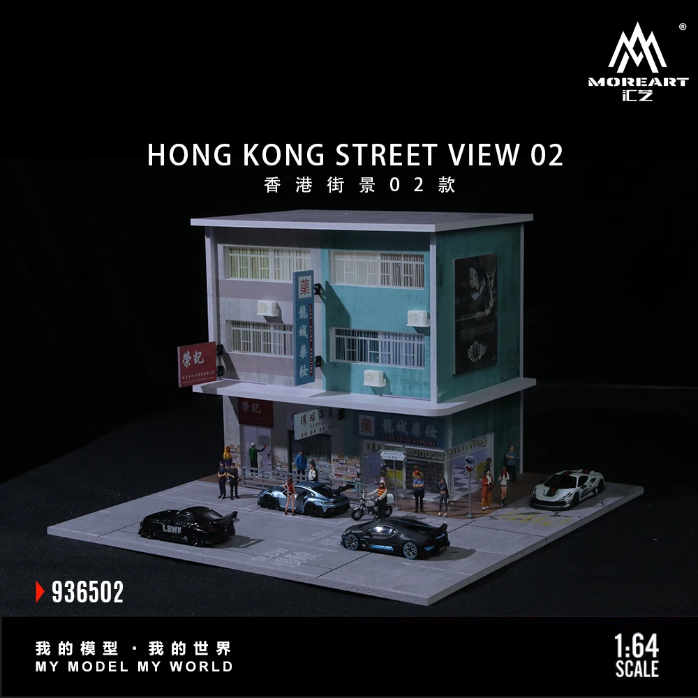 TimeMicro&MoreArt 1:64 Hong Kong Street View 02 Cena de edição ...