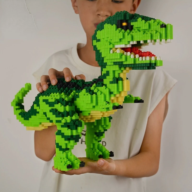 Animal-World-Dinosaur-Building-Block-Toys-Giant-Tyrannosaurus-Rex ...