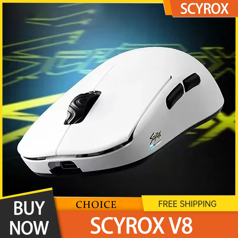 Scyrox-V8-8k-Mouse-2-4g-Three-Mode-Wireless-Light-Weight-Mouse ...