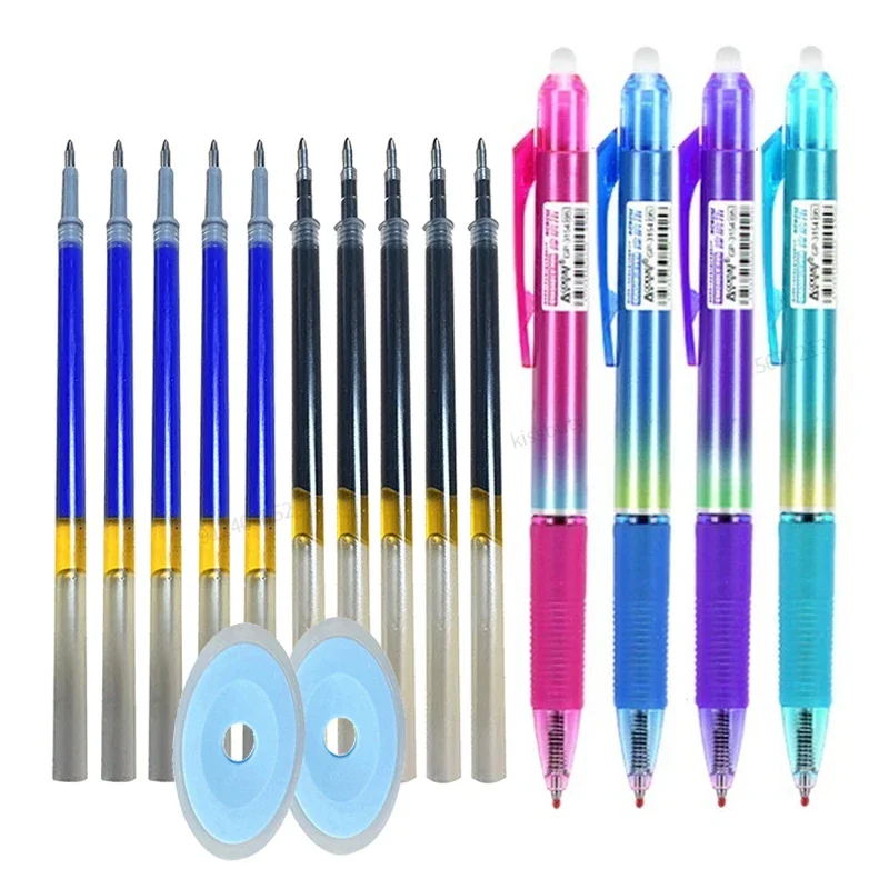 4/10/26/30Pcs 0.5mm Push Erasable Gel Pen Automatic Press Erasable ...