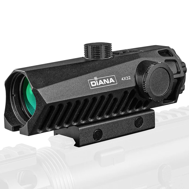 DIANA 4X32 Scope 20mm Optics Reflex Sight Scope Caliber Hold Recoil 223 ...
