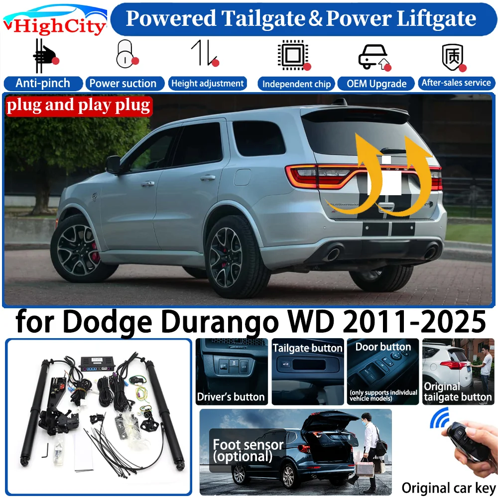 for Dodge Durango WD 2011-2025 Car OEM Automatic Smart Powered Tailgate ...