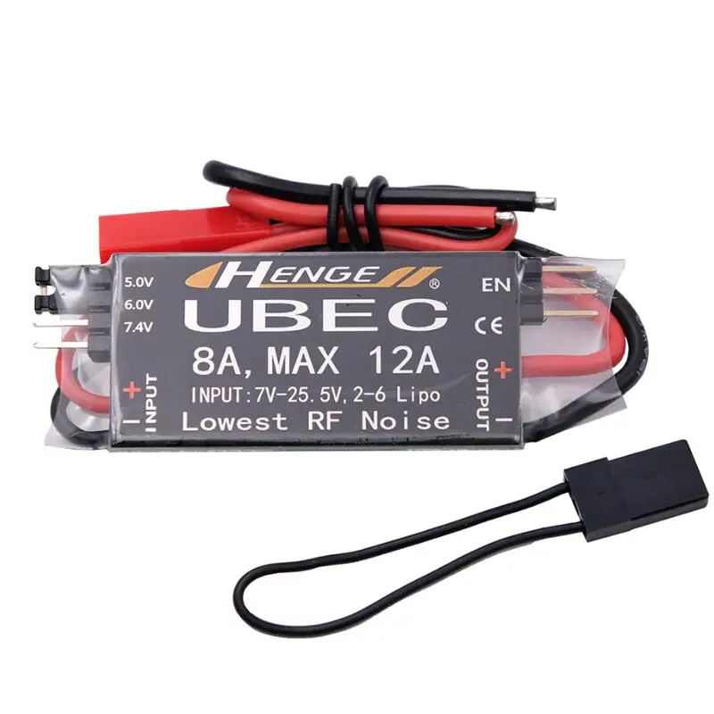 HENGE 8A UBEC Output 5V / 6V 6A / 8A Max 12A Input 7V-25.5V 2-6S Lipo ...