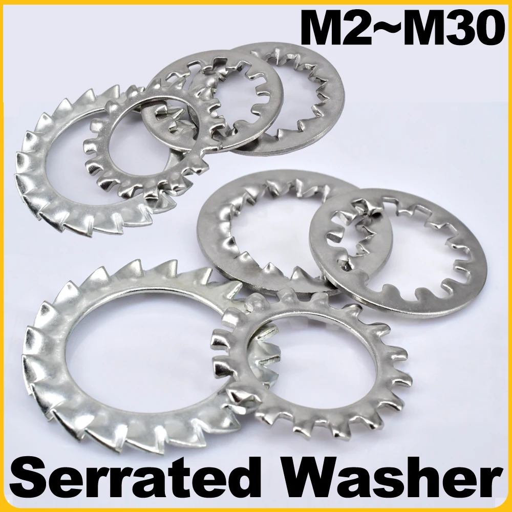 304-Stainless-Steel-External-and-Internal-Serrated-Washers-Stop ...