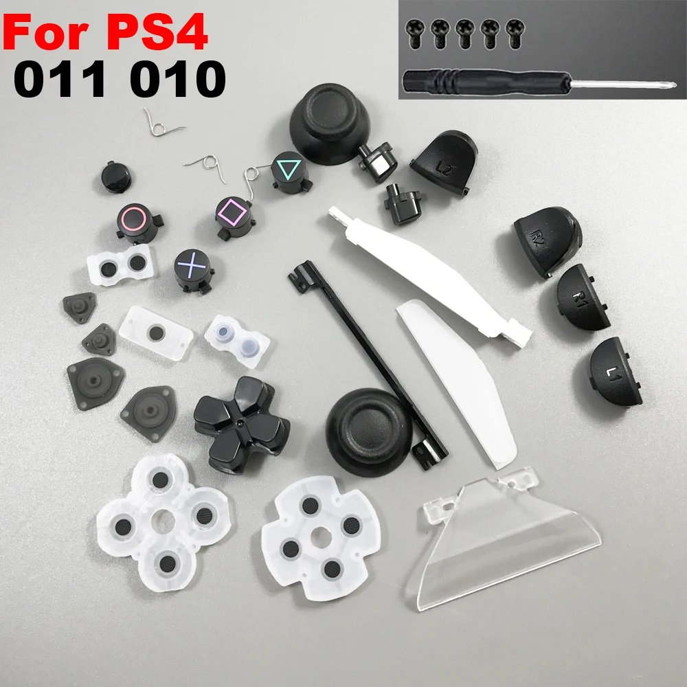 Full housing repair parts D-Pad Circle Square Triangle X Button set For ...