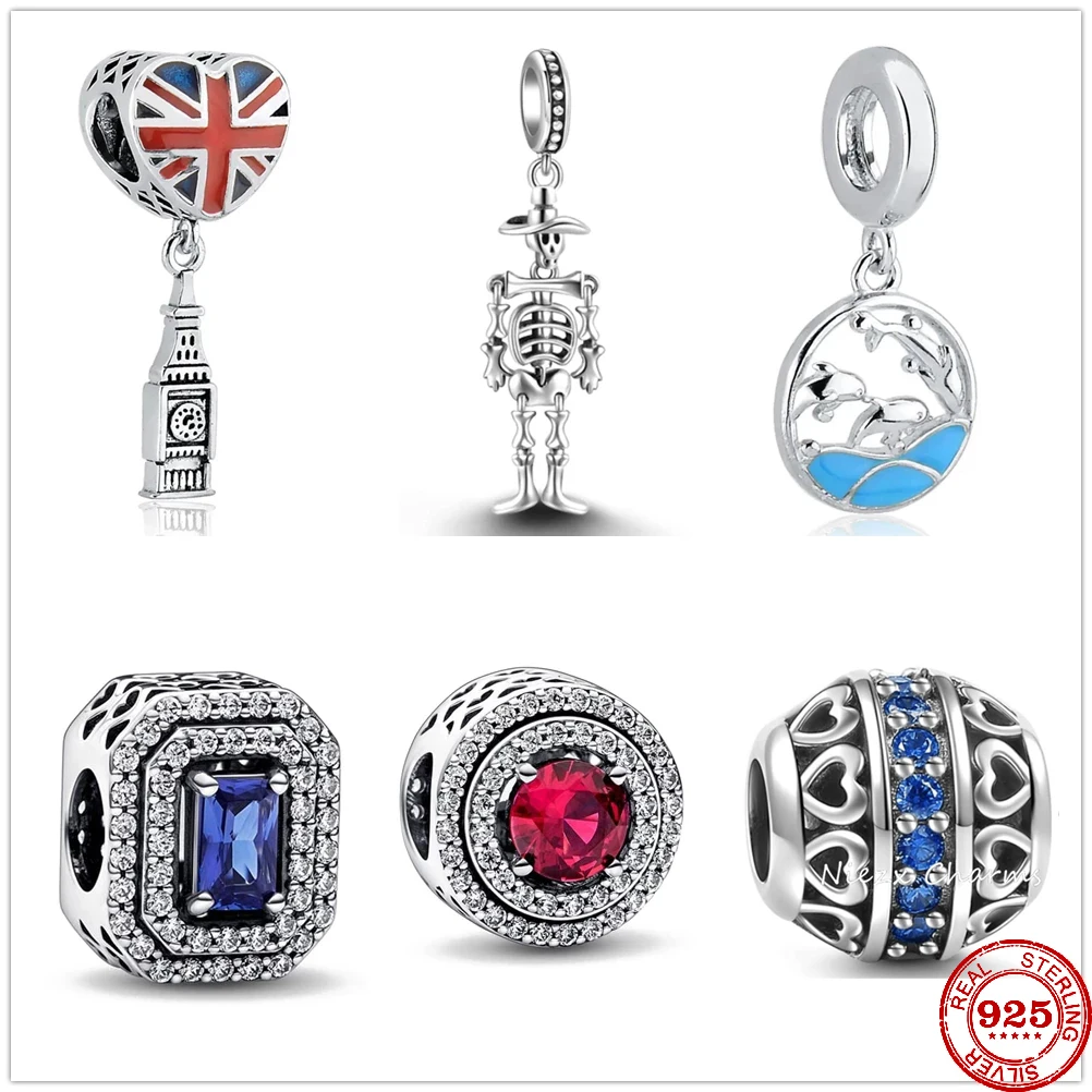 2023-New-UK-Big-Ben-dolphin-Pandoras-charms-Bead-Fit-Pandora-Charm-925 ...