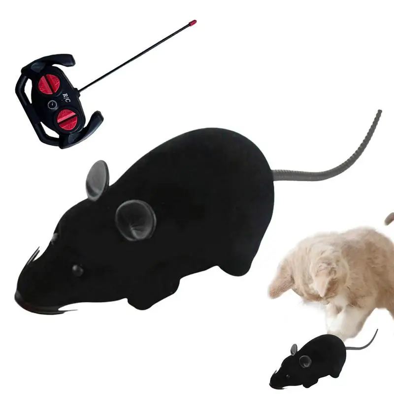 Robotic-Mouse-Cat-Toy-RC-Mouse-Cat-Toy-Squeaky-Mouse-Cat-Toy-Battery ...