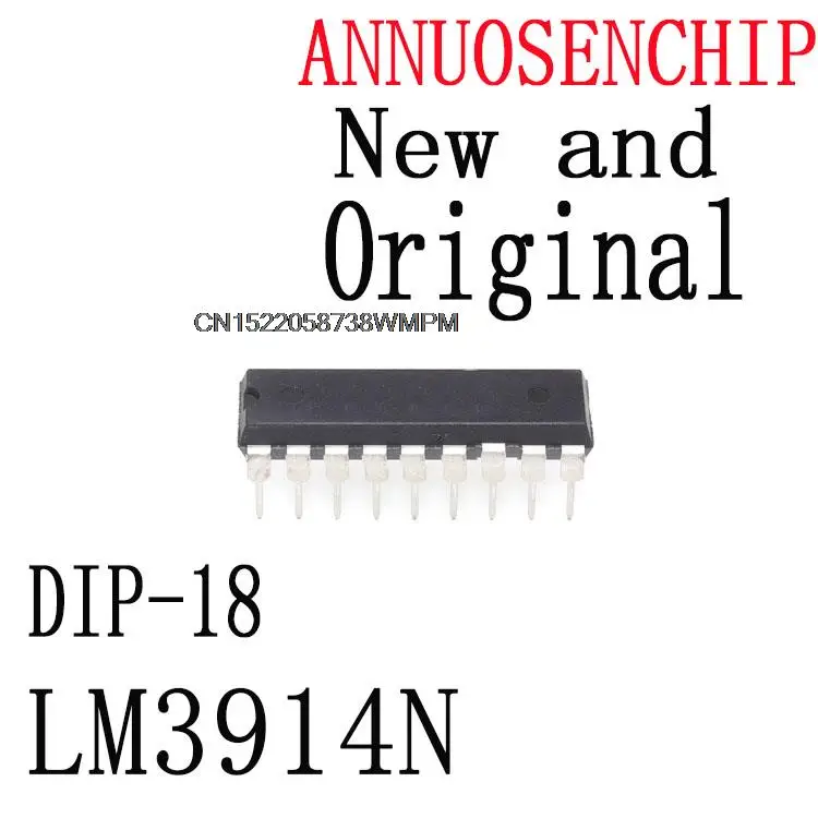 ¡Envío gratis 100 piezas nuevo y Original LM3914 DIP 18 nuevo IC ...