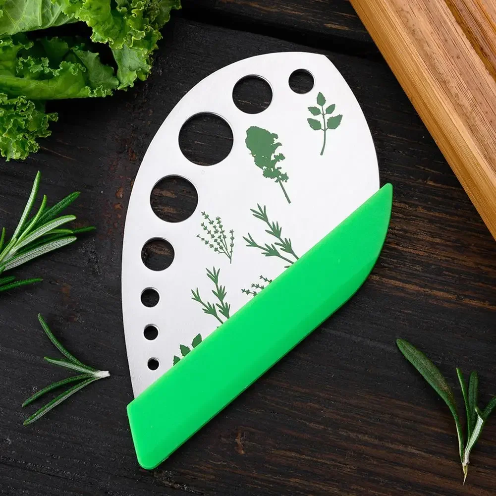 Herb Vanilla Stripper Portable 9-Hole Stainless Steel Vegetable Leaf ...