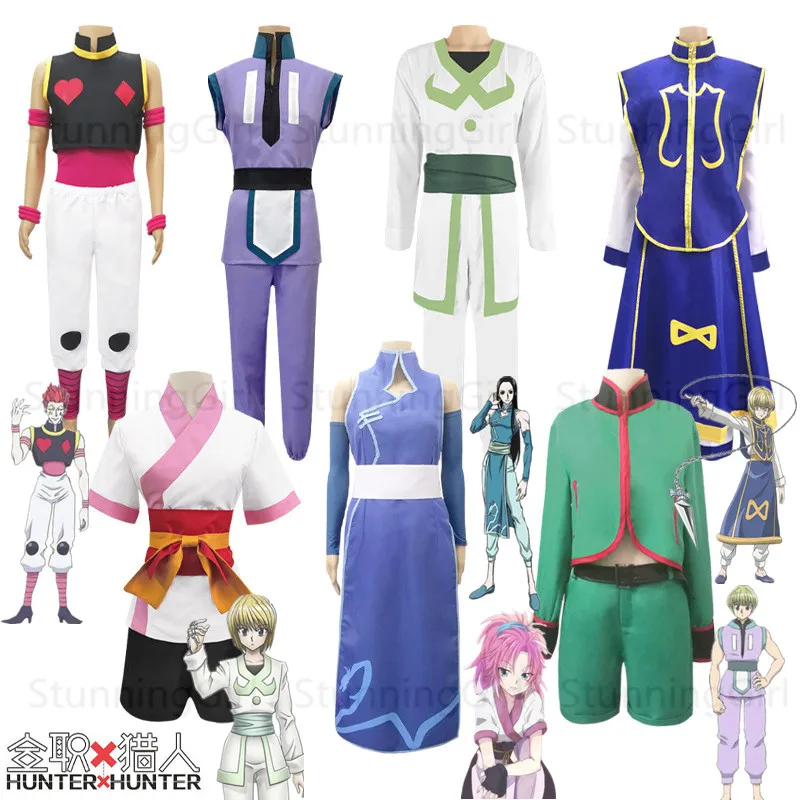 Anime Hunter X Hunter Cosplay Costume Kurapika Hisoka Gon Freecss ...
