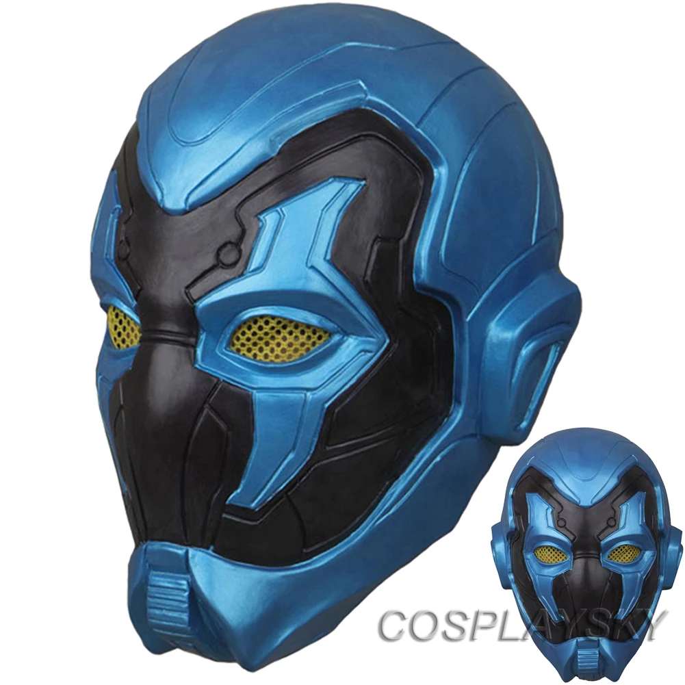 Blue Cosplay Beetle Fantasy Mask Men Cosplay Costume Accessories Movie ...