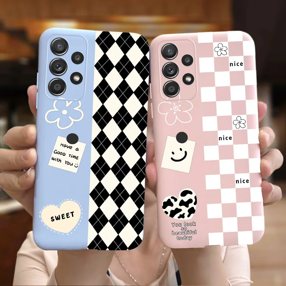 Funda de silicona blanda para Samsung Galaxy A23, carcasa Simple para ...