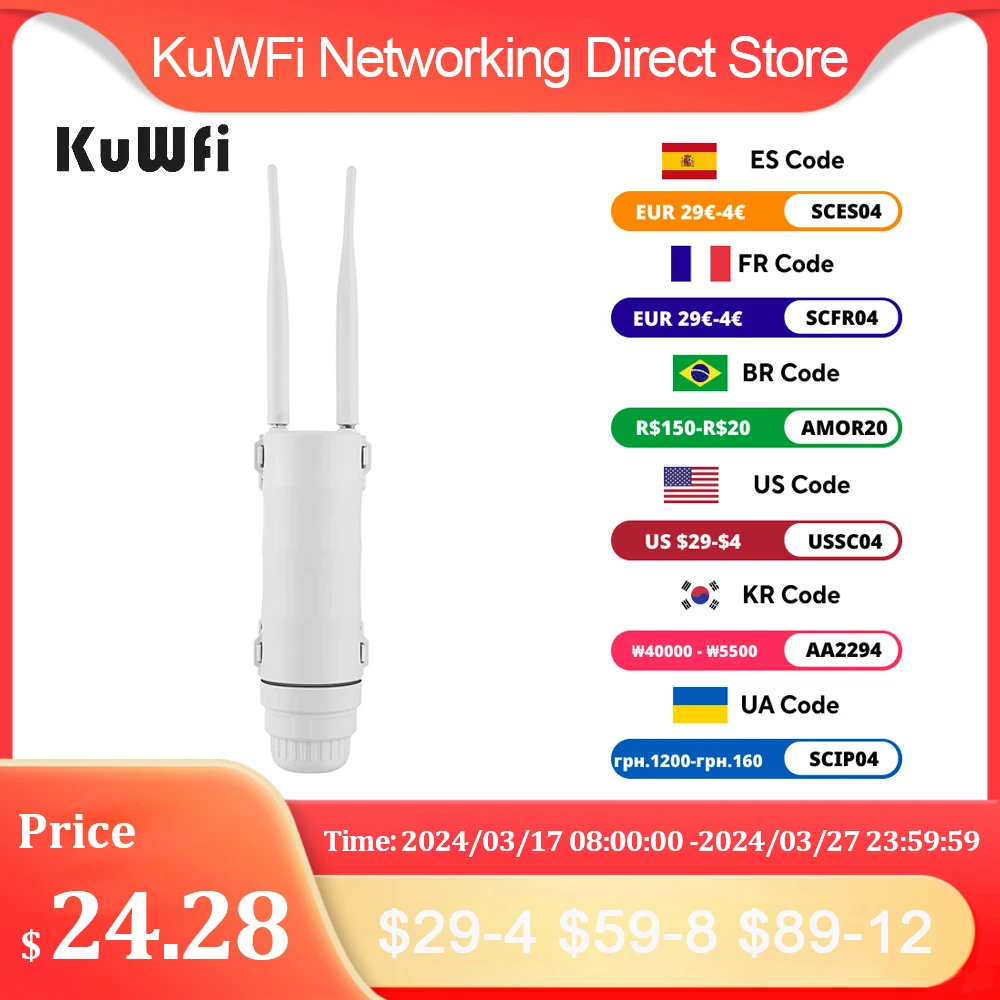 KuWFi-Outdoor-4G-WIFI-Router-150Mbps-Wireless-AP-WIFI-Extender-Long ...