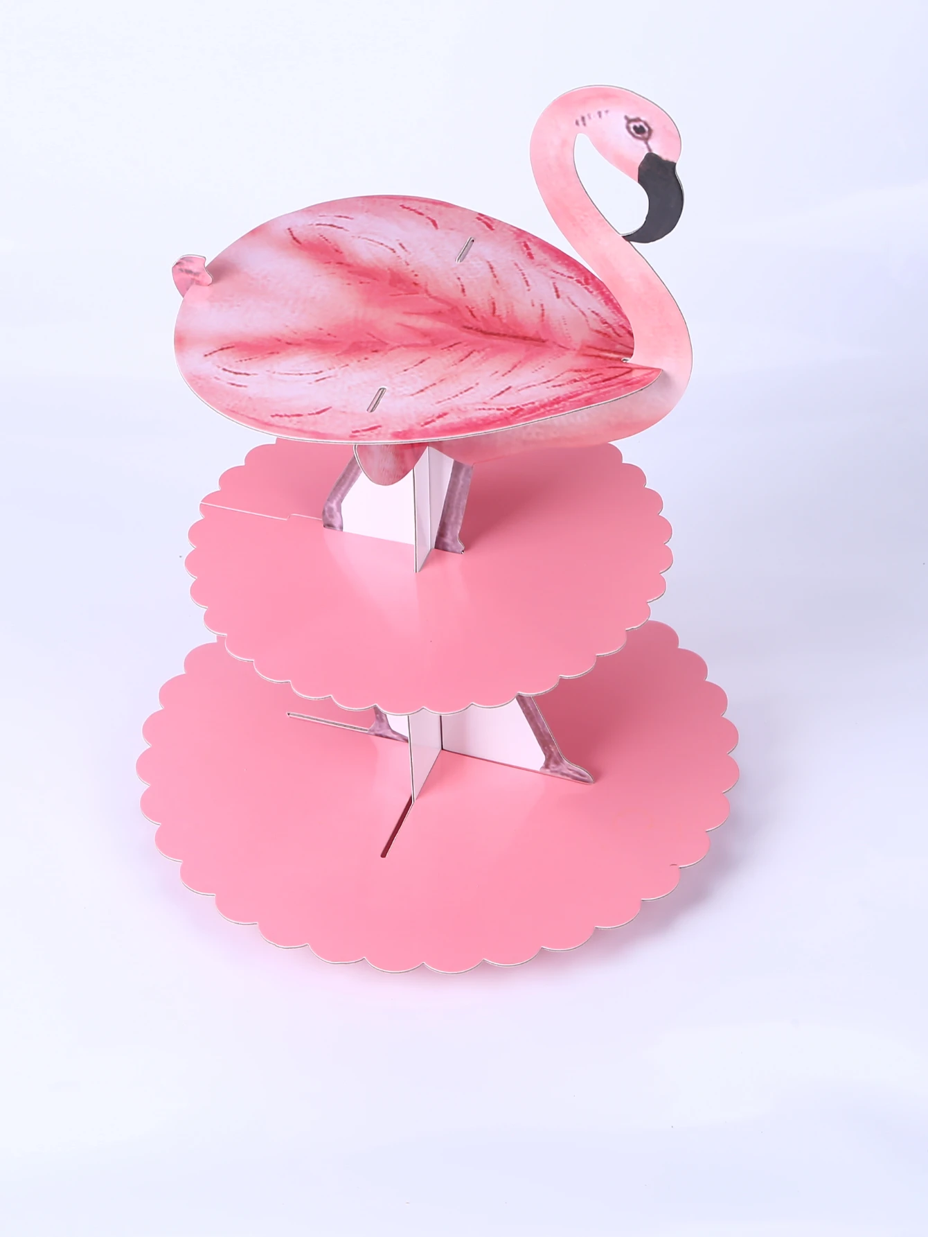 Three layer Flamingo cake stand Birthday Party dessert stand Decorated ...
