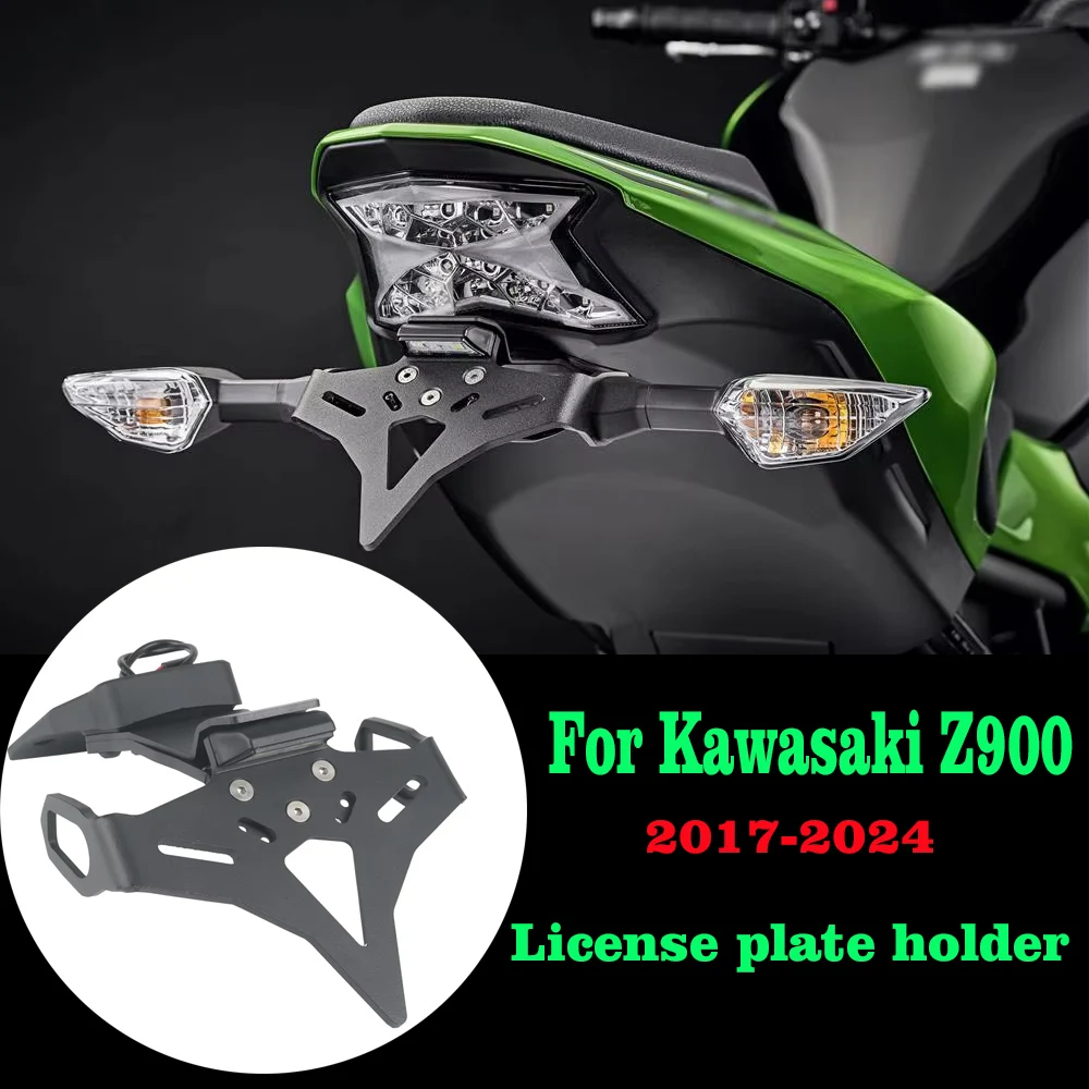 Motorcycle For Kawasaki Z900 Z 900 2017 - 2024 License Plate Holder ...