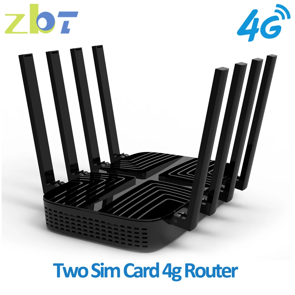 ZBT-4G-LTE-Router-Dual-SIM-Card-1200Mbps-WIFI-4-Gigabit-LAN-WAN-USB3-0 ...