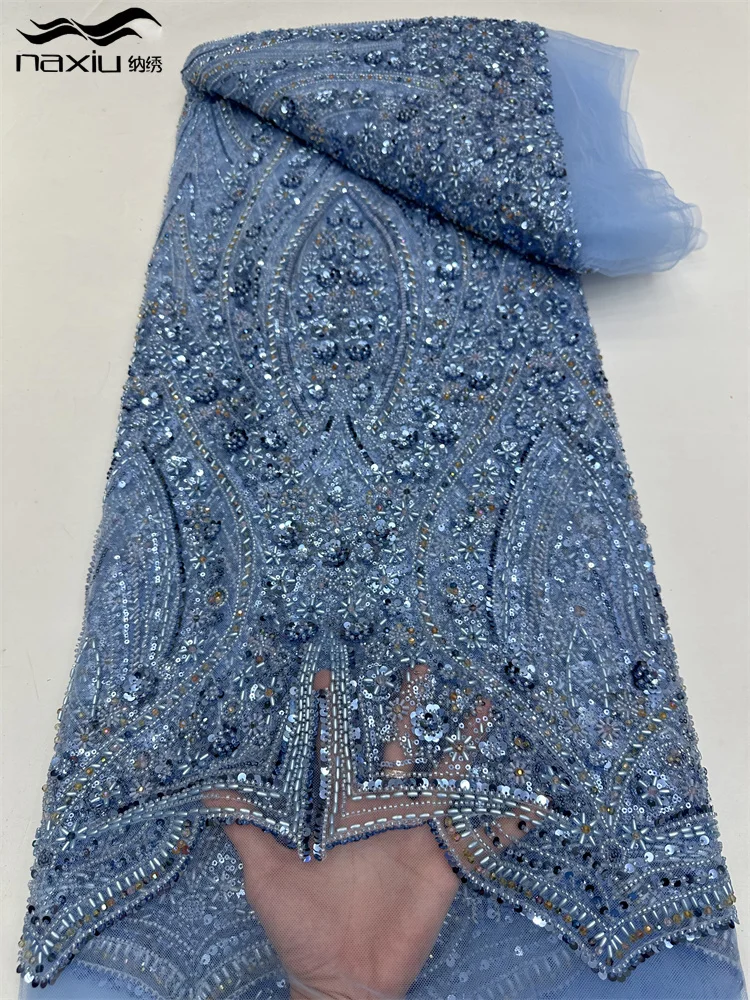 Madison-franc-s-africano-malha-lantejoulas-tecido-de-renda-para ...