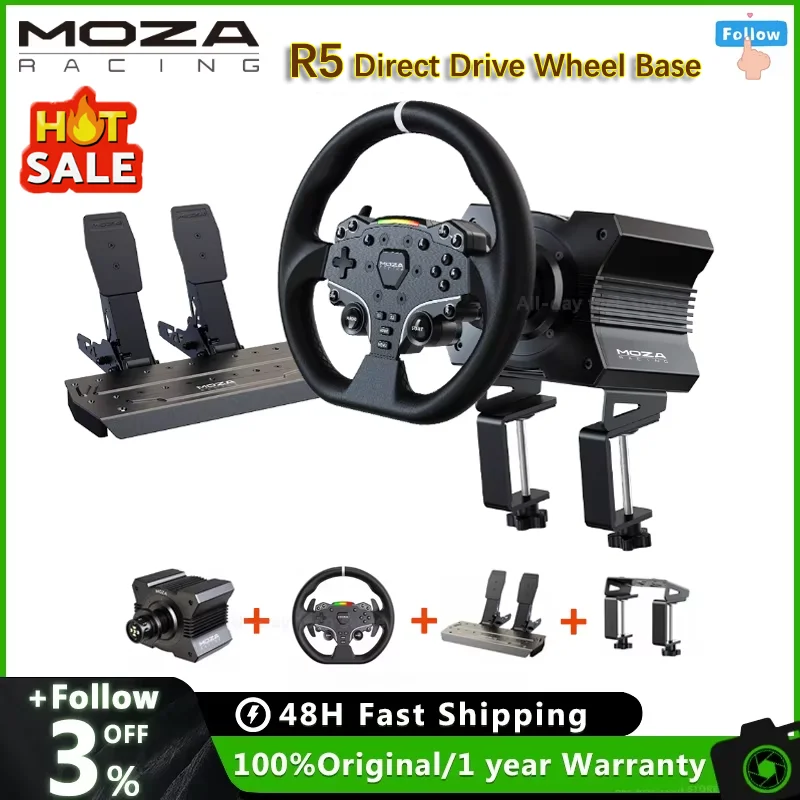 MOZA-Racing-R5-Direct-Drive-Wheel-Base-5-5-N-m-Peak-Torque-APP-Cloud ...