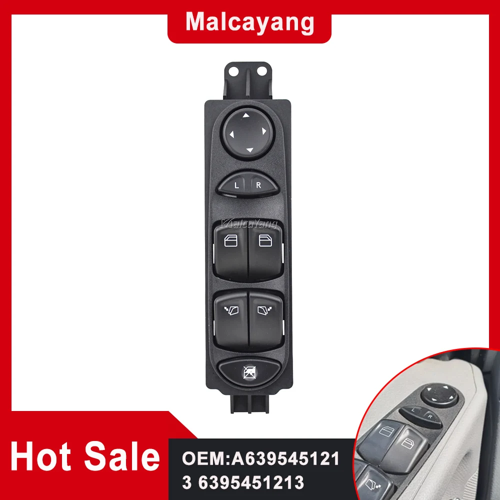 ABS-Material-Control-Panel-Button-A6395450413-A6395451213-Window-Lift ...