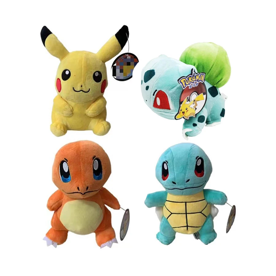 Wholesale-12pcs-lot-10cm-20cm-Pokemon-Pikachu-Plush-TOys-Anime-Fire ...