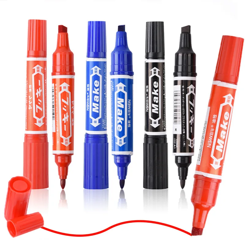 Big-Double-Head-Oil-Based-Marker-Pen-2mm-6mm-Waterproof-Logistics-Quick ...