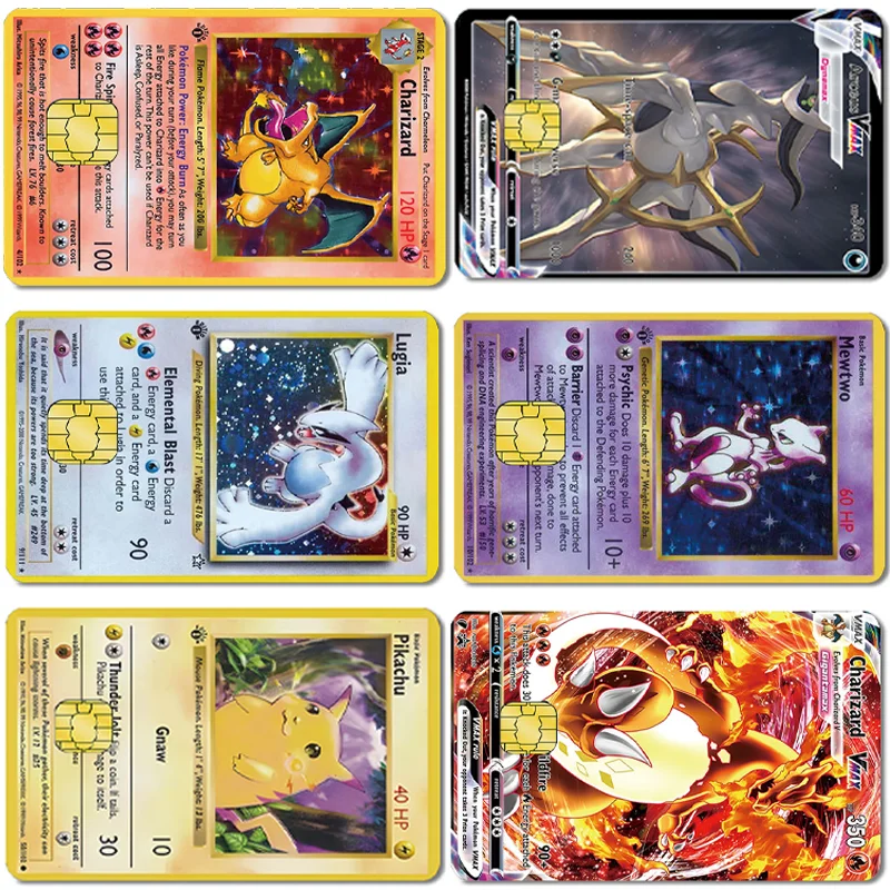 Autocollants-de-protection-Anime-Gen1-Pokemon-Charizard-Arc192-Mewtwo ...